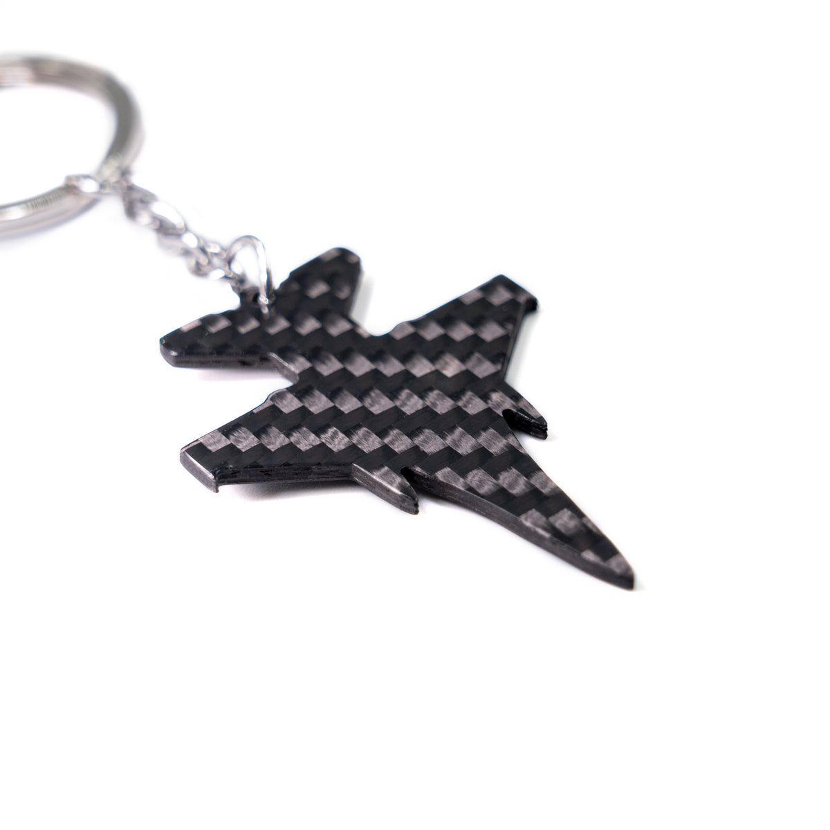 F16 Fighter Jet Carbon Fiber Keychain – CRBN Fiber